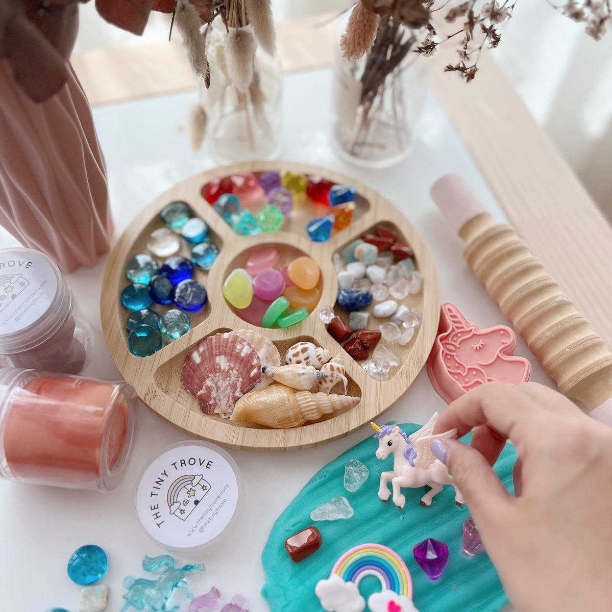 Wooden Sensory Play Sorting Tray (Small) – The Tiny Trove