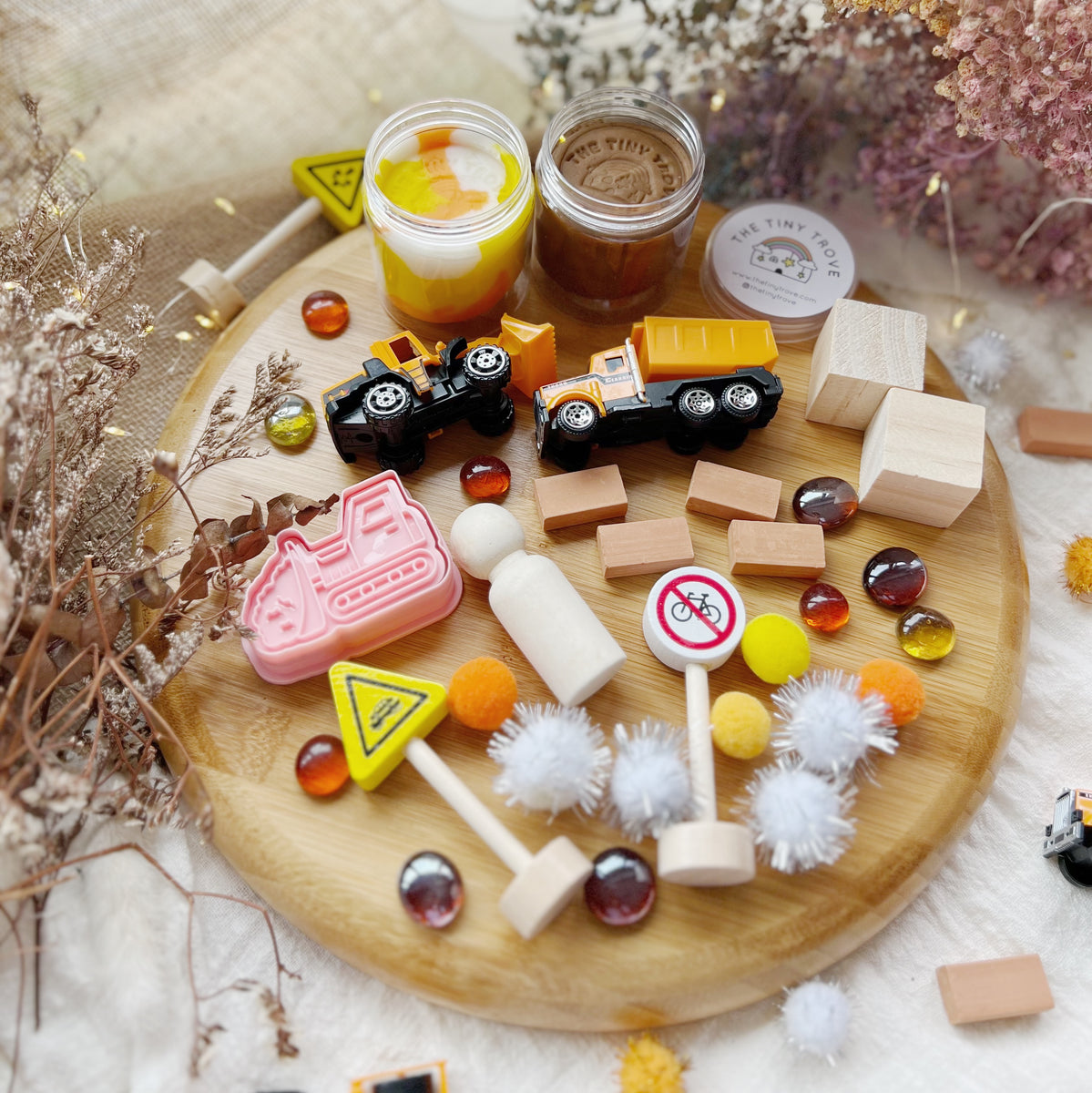 Mighty Builders Construction Play Dough Travel Kit – The Tiny Trove