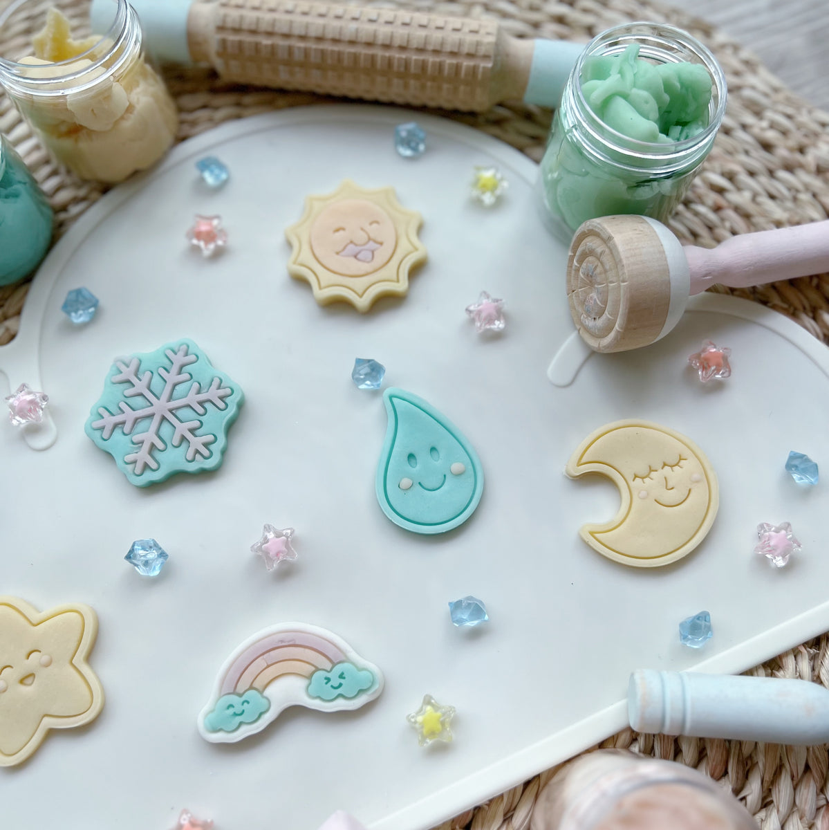 Rain or Shine Weather Cutters Set – The Tiny Trove